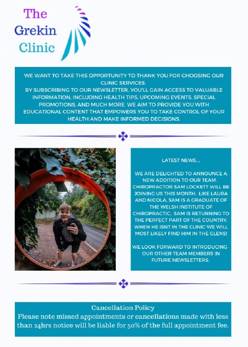 Newsletter :: www.grekinclinic.co.uk